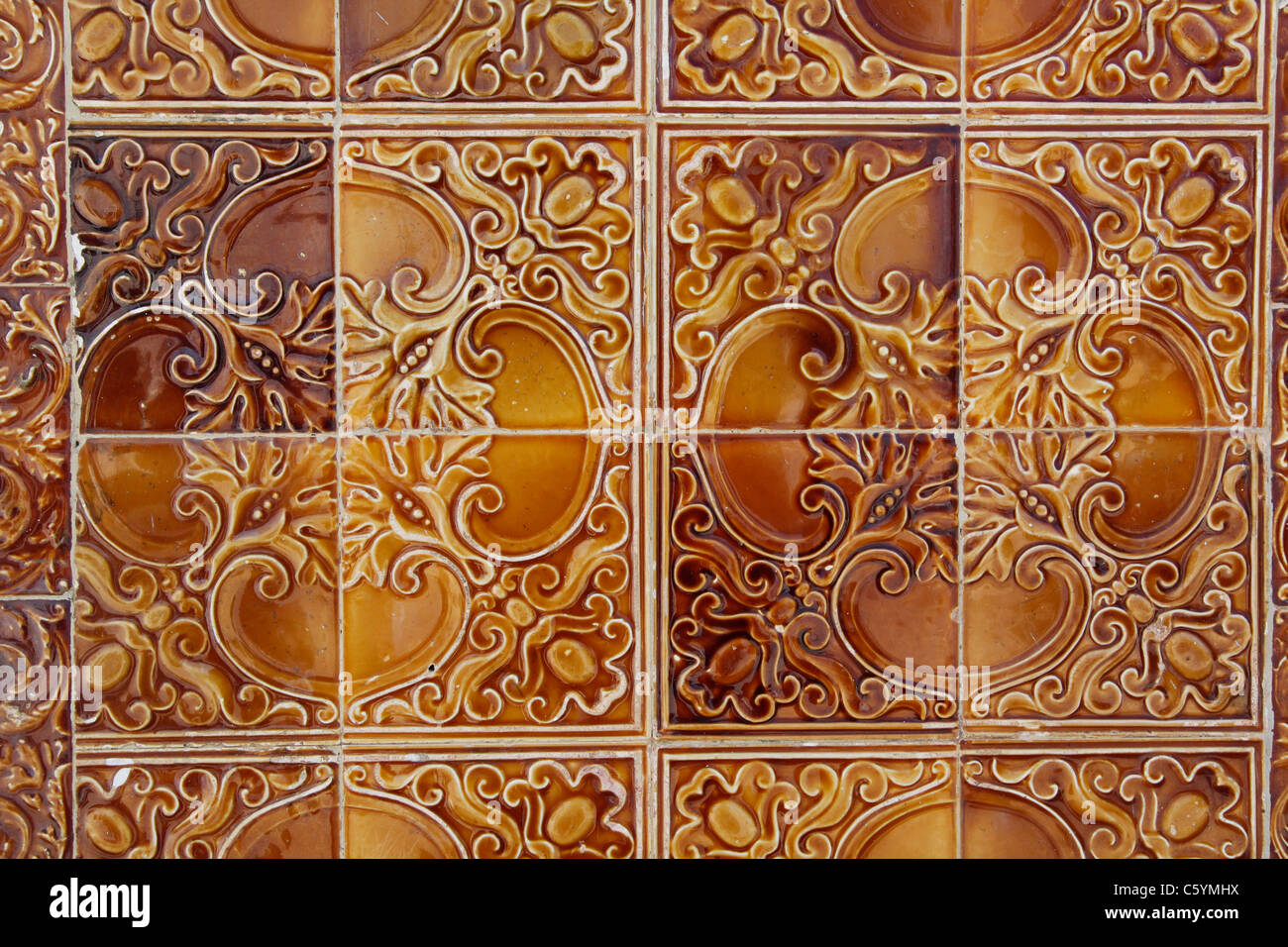 A few modern azulejo tiles Stock Photo - Alamy