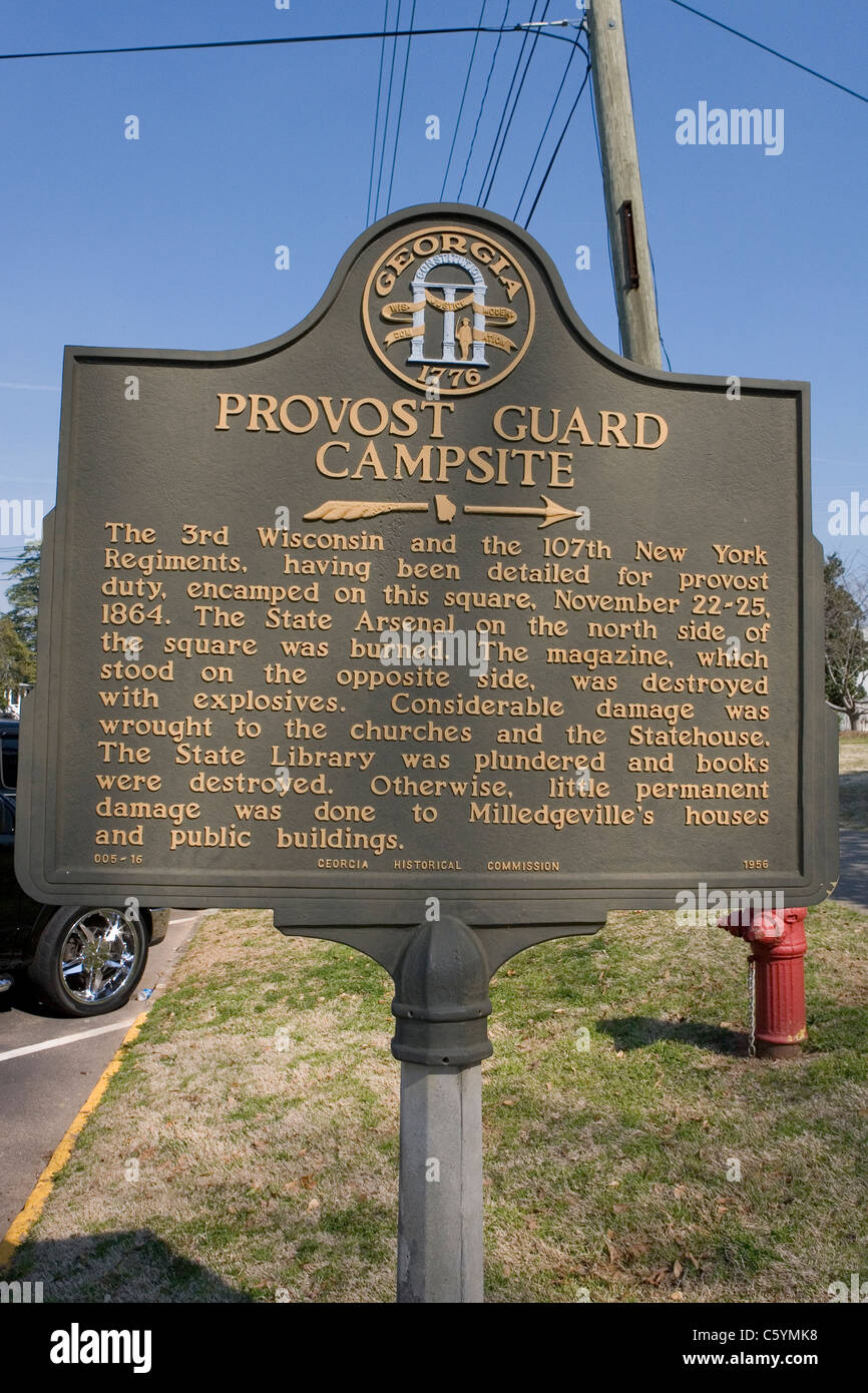 PROVOST GUARD CAMPSITE. The 3rd Wisconsin and the 107th New York ...