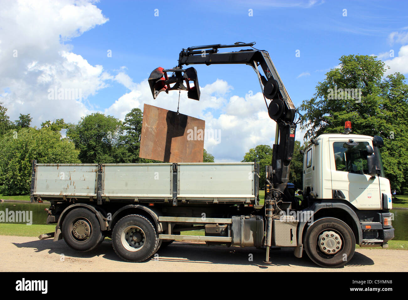 Lifting trucks hi-res stock photography and images - Alamy