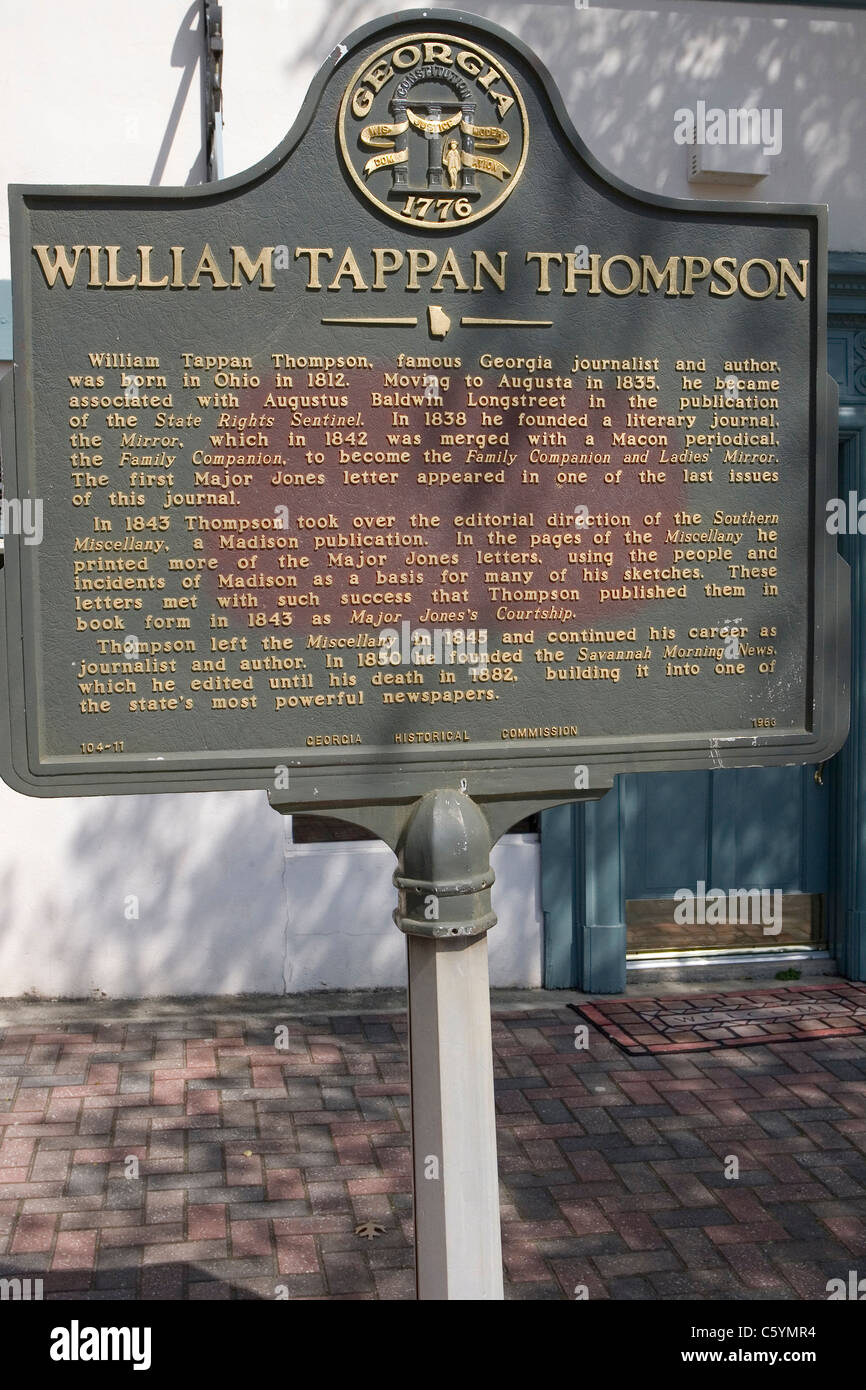 WILLIAM TAPPAN THOMPSON. W. T. Thompson, famous Georgia journalist and ...