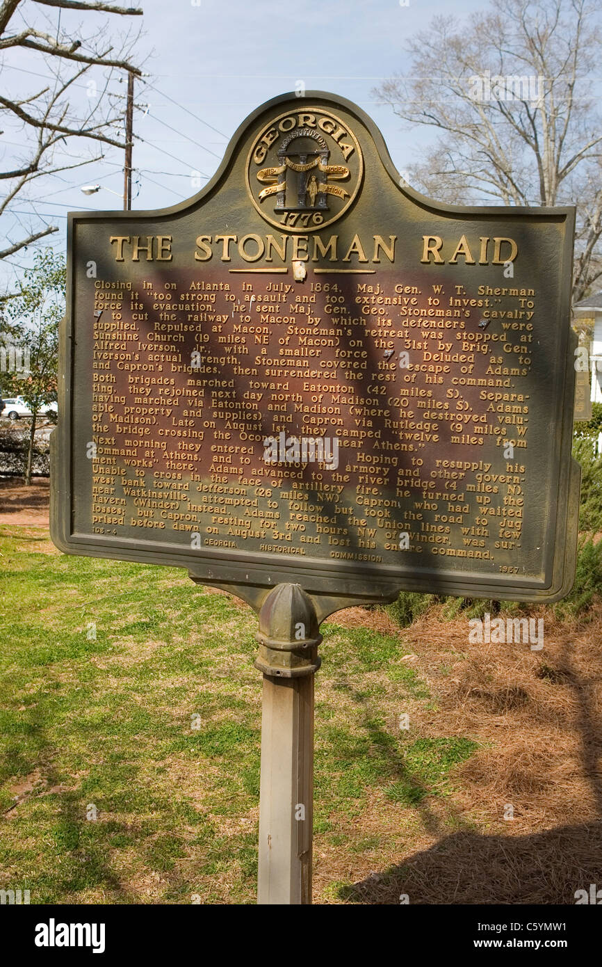 THE STONEMAN RAID. Stoneman's retreat was stopped at Sunshine Church by ...