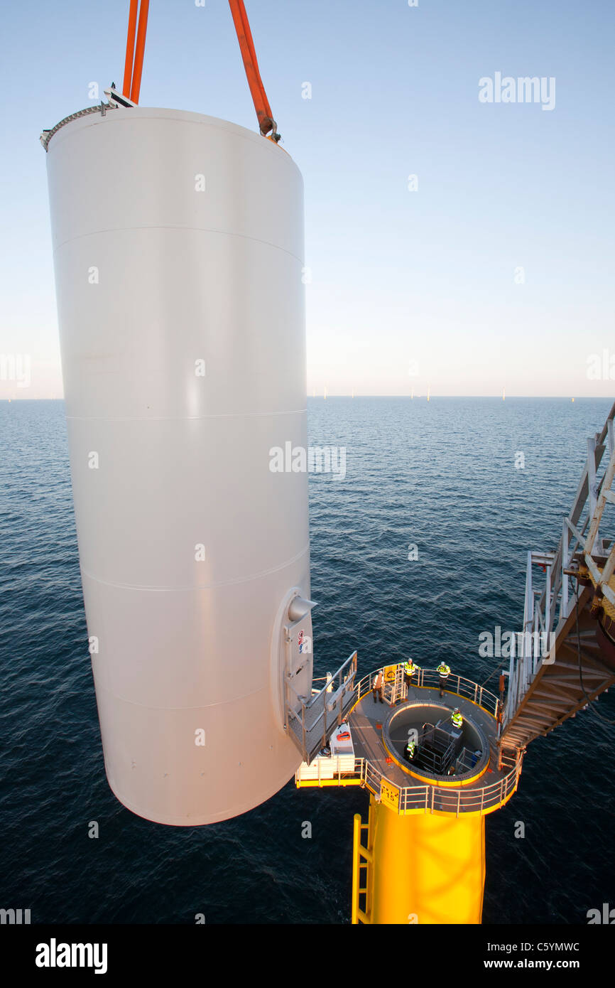 Offshore wind turbine jacket hi-res stock photography and images - Alamy