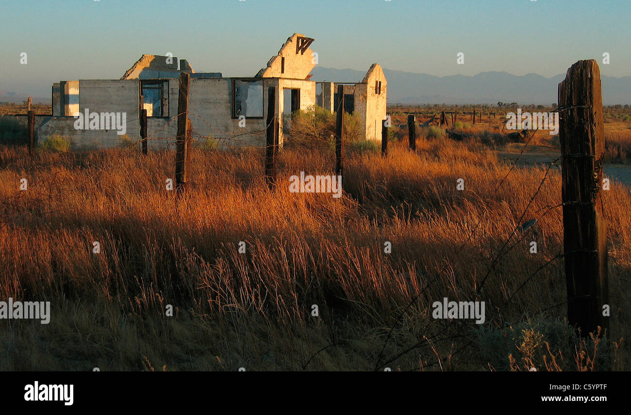 Ruins of the Pancho Barnes Happy Bottom Riding Club which test pilot ...