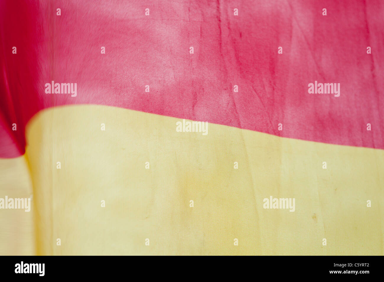 Beach Lifeguard flag indicating the safe swimming area on the beach ...