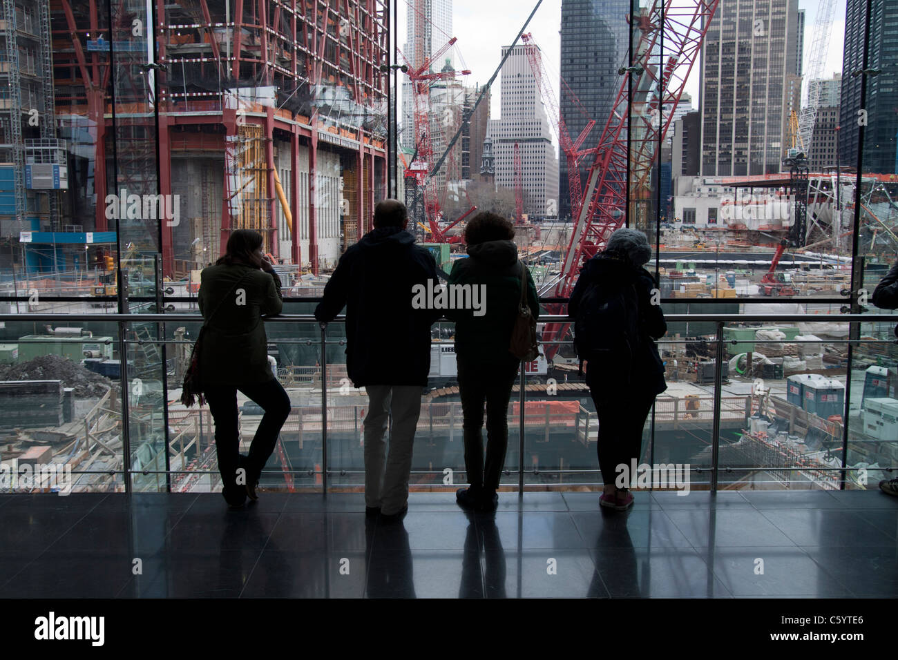 Ground Zero, site of the former World Trade Center and the September ...