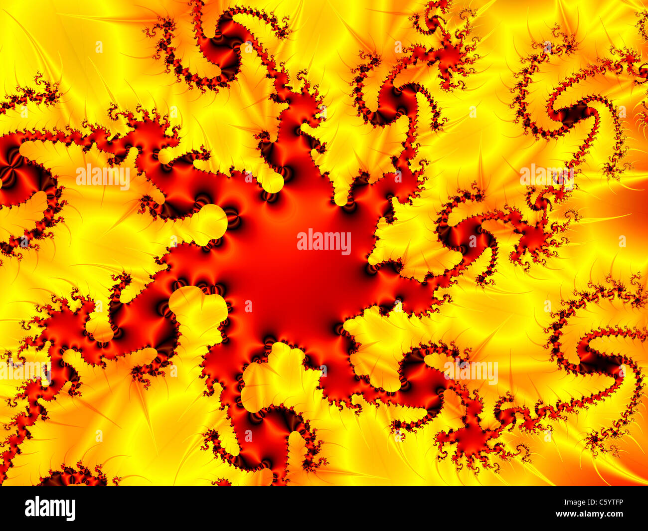 A Computer Generated Fractal Pattern Stock Photo - Alamy