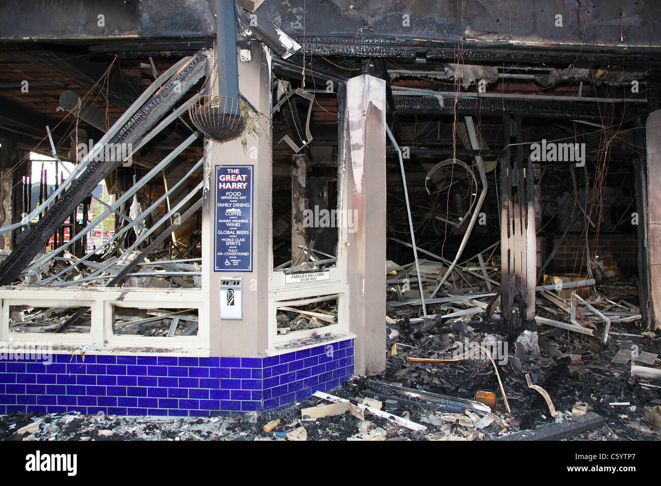 Riots night looting shops hi-res stock photography and images - Alamy