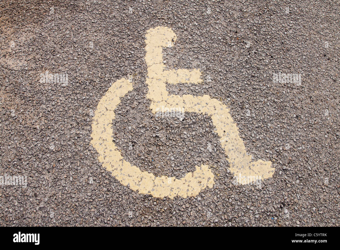 Disabled parking space symbol Stock Photo - Alamy Disabled parking space symbol Stock Photo - Alamy