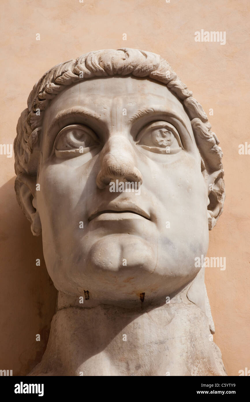 Giant Head of Emperor Constantine Statue, Capitoline Museum, Capitoline ...