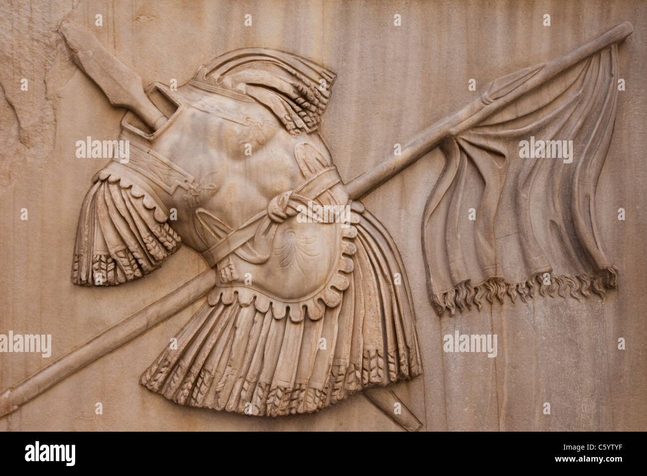 Relief of Sarcophagus of Roman Warrior, Capitoline Museum, Capitoline ...