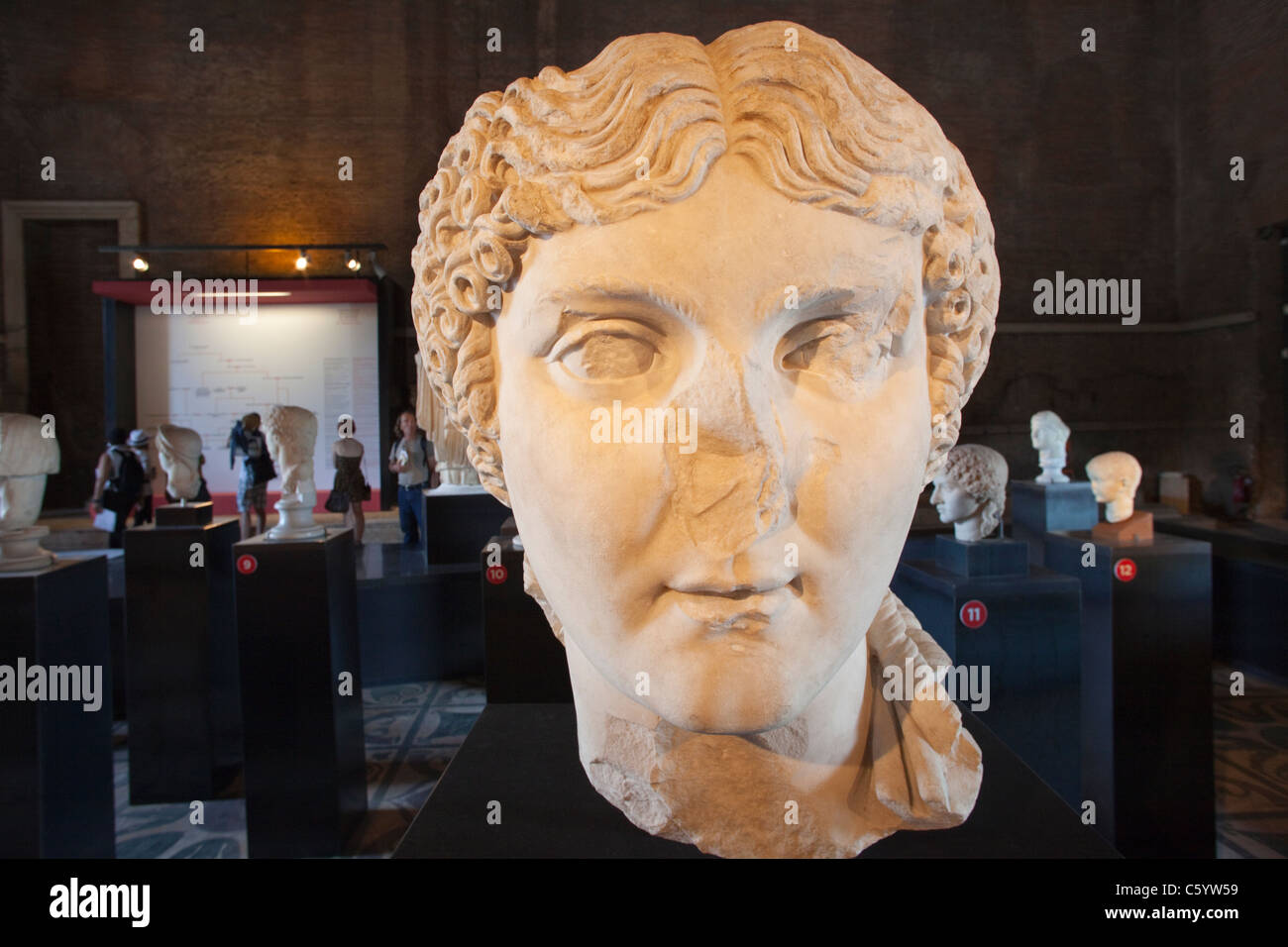 Marble Statue Head High Resolution Stock Photography and Images - Alamy