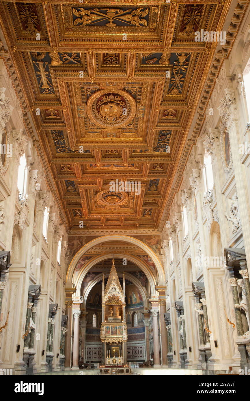 Interior Of Basilica Of St John Lateran Stock Photos & Interior Of ...