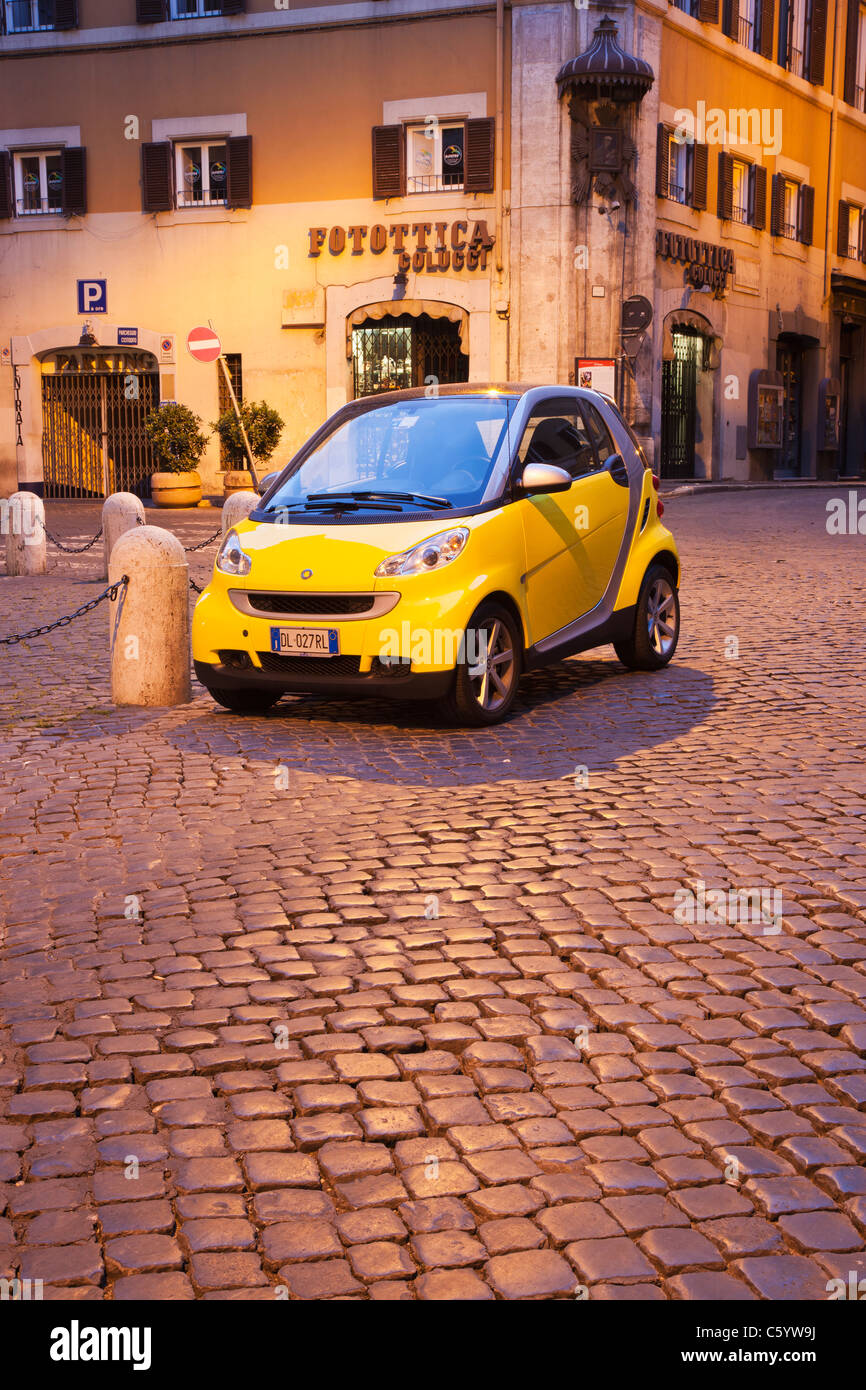 Italy, Rome, Smart Car Stock Photo - Alamy
