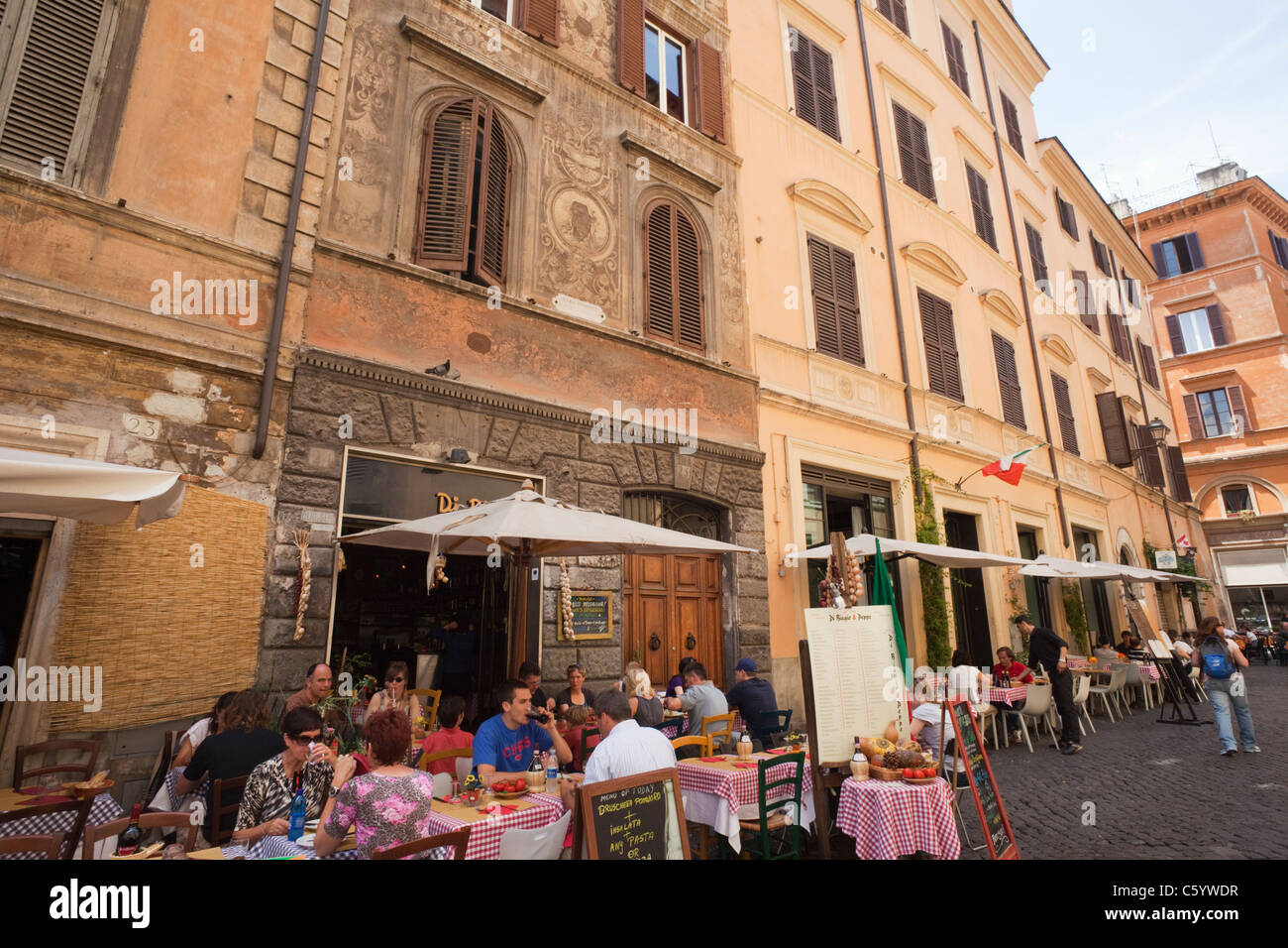 Italy, Rome, Italian Restaurant Stock Photo - Alamy