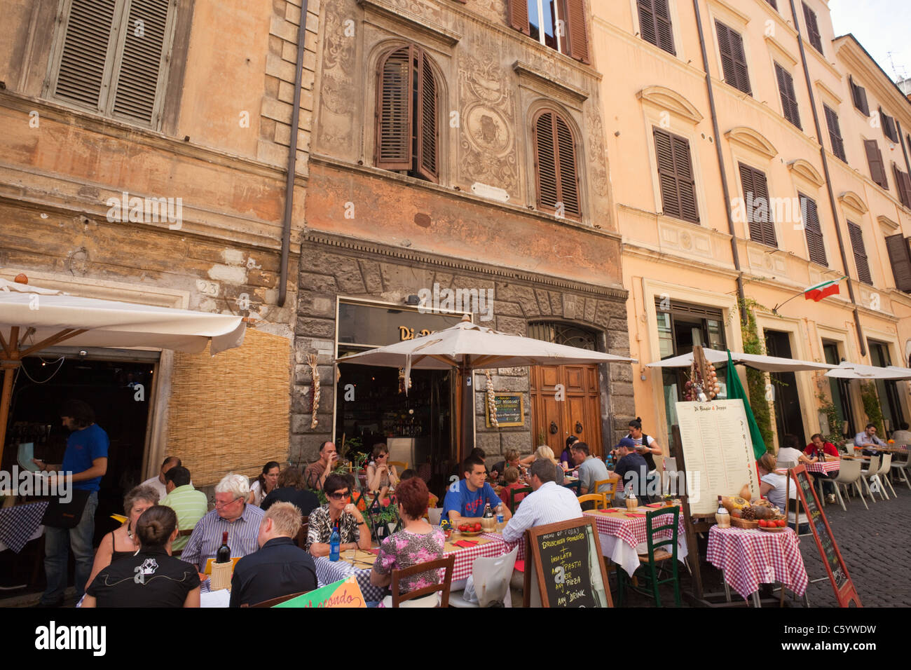 Italy, Rome, Italian Restaurant Stock Photo - Alamy