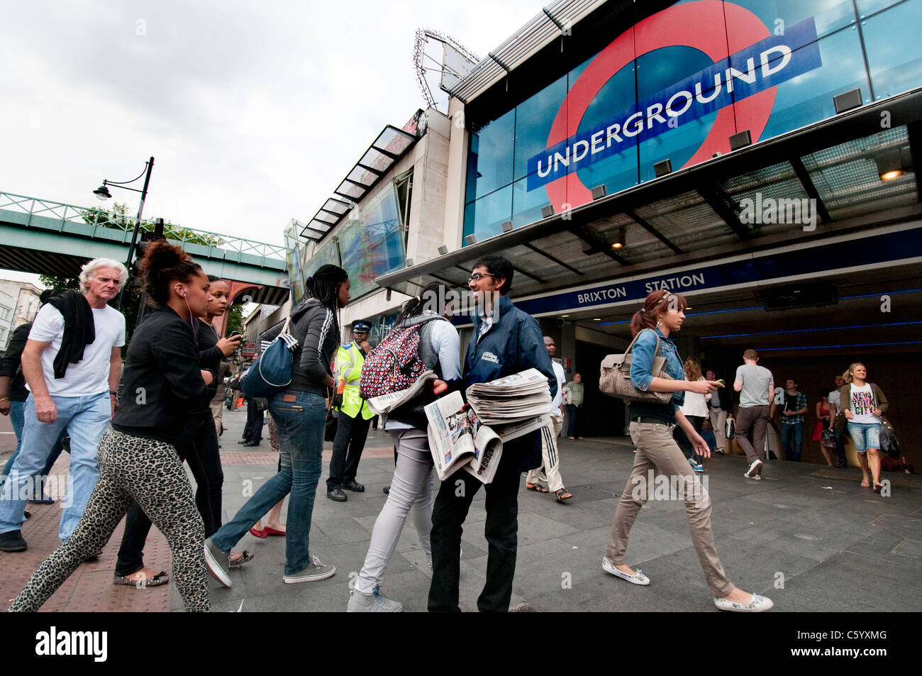 Brixton tube station hi-res stock photography and images - Alamy