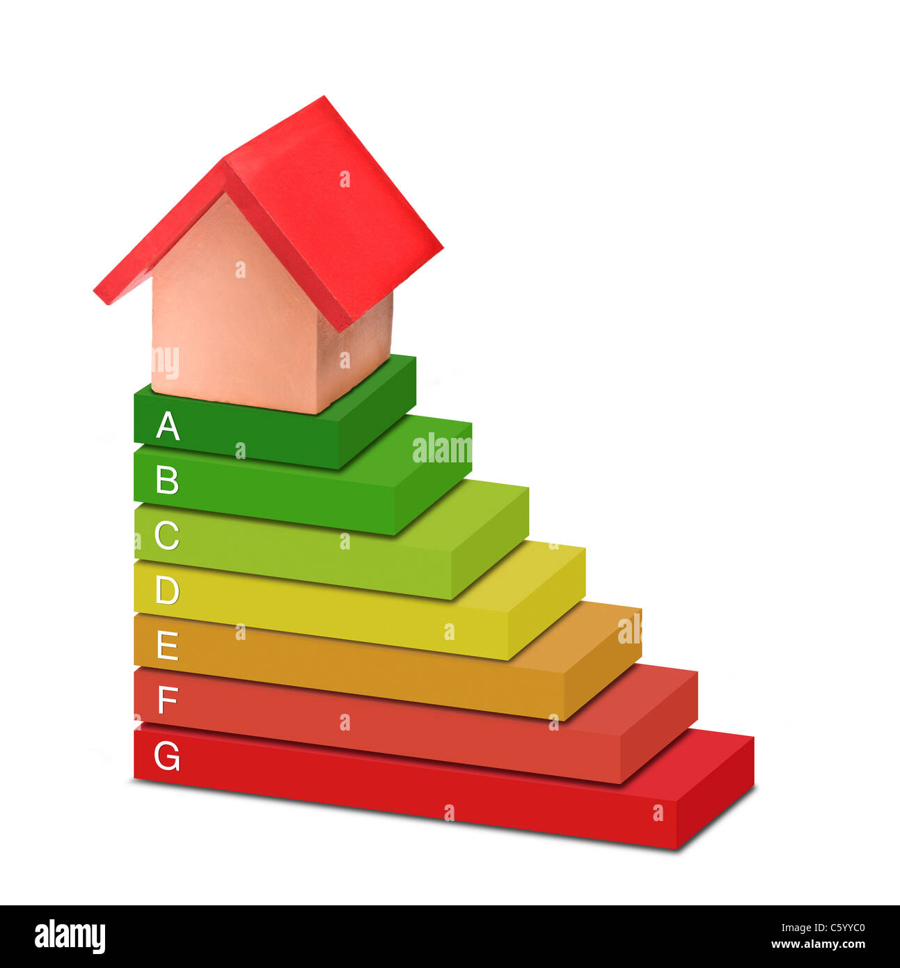 Energy rating house achieve white symbol hi-res stock photography and ...