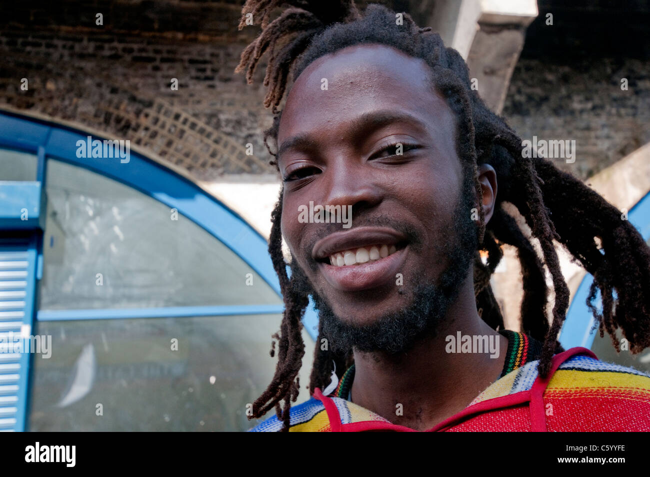 Young Rastafarian man in Brixton Stock Photo - Alamy