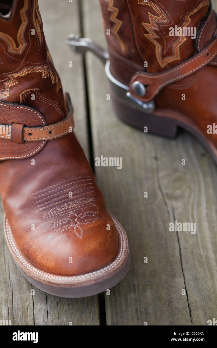 Spurs boot boots hi-res stock photography and images - Alamy