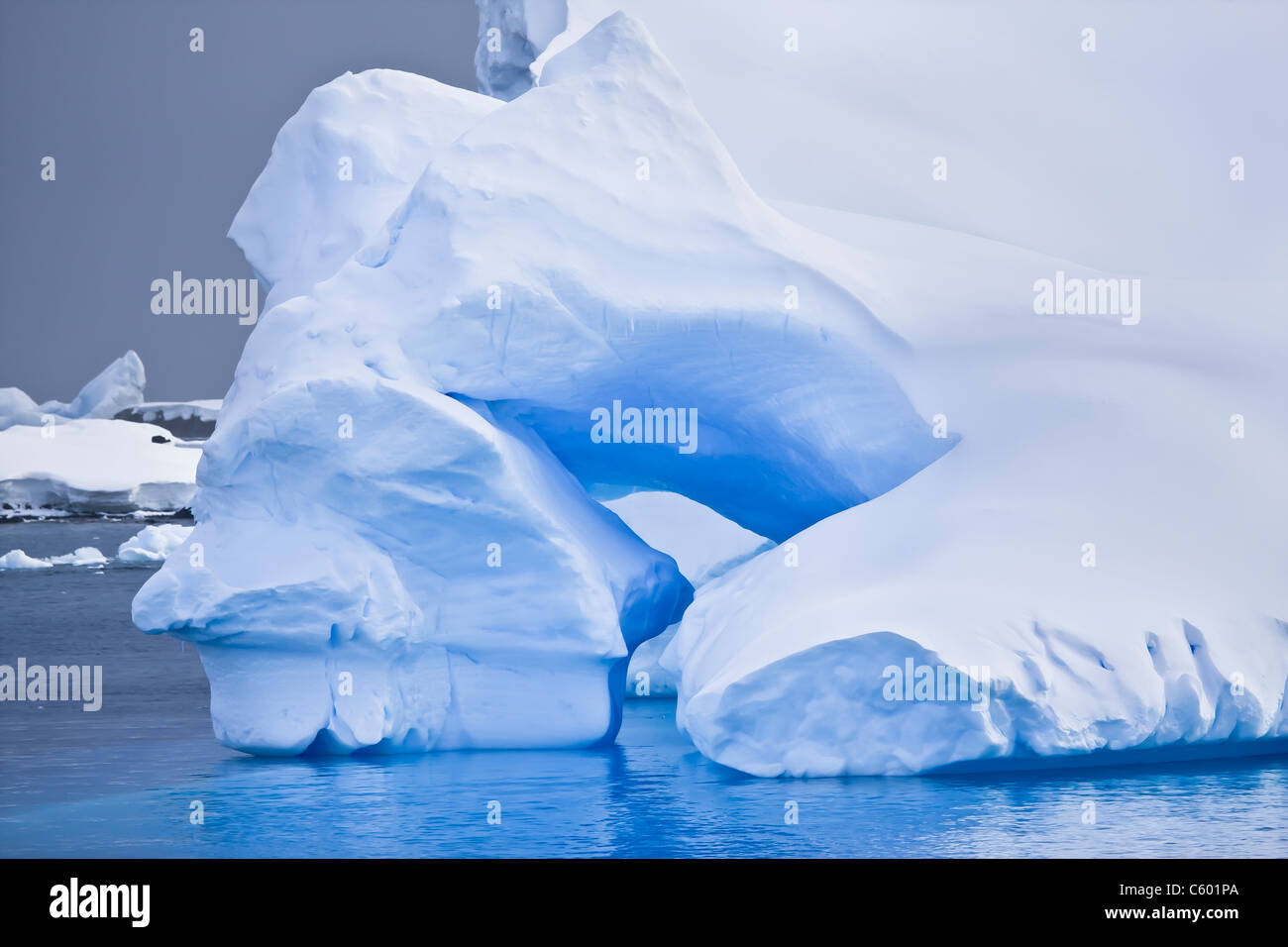 Antarctic iceberg in the snow Stock Photo - Alamy