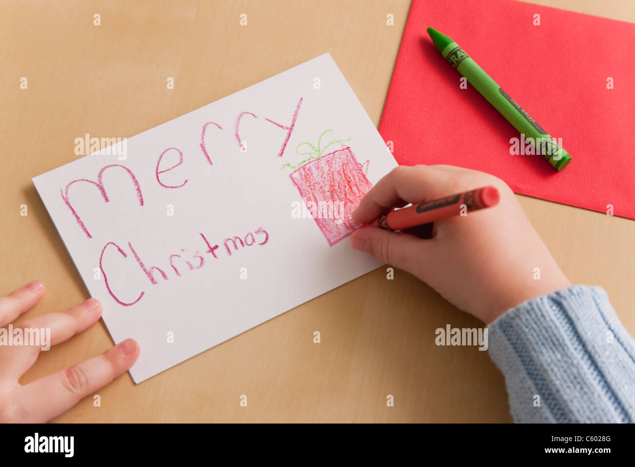 Writing greetings card hand hi-res stock photography and images - Alamy