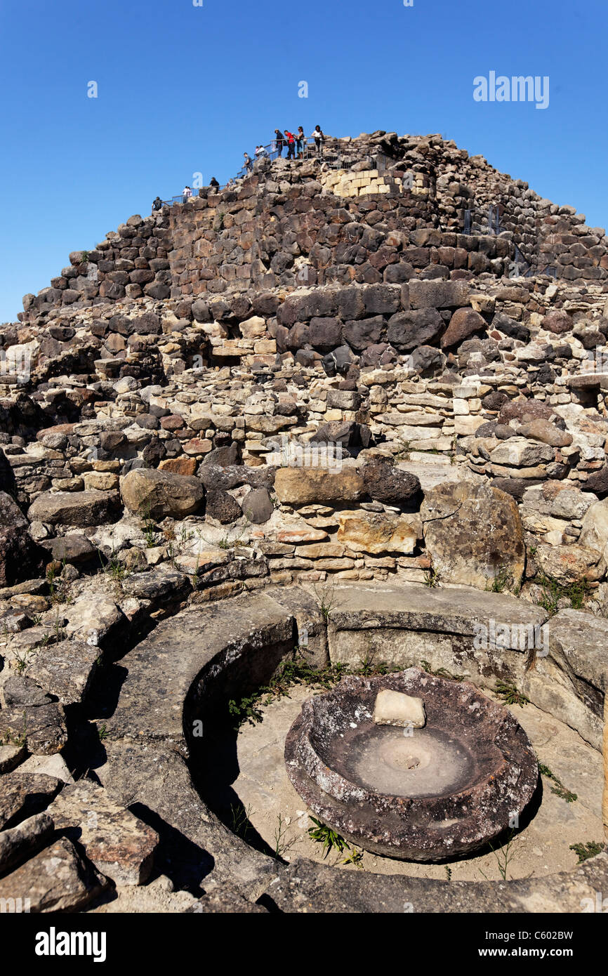 Nuraghe Su Nuraxi di Barumi , Sardinia, Italy, Europe Stock Photo - Alamy