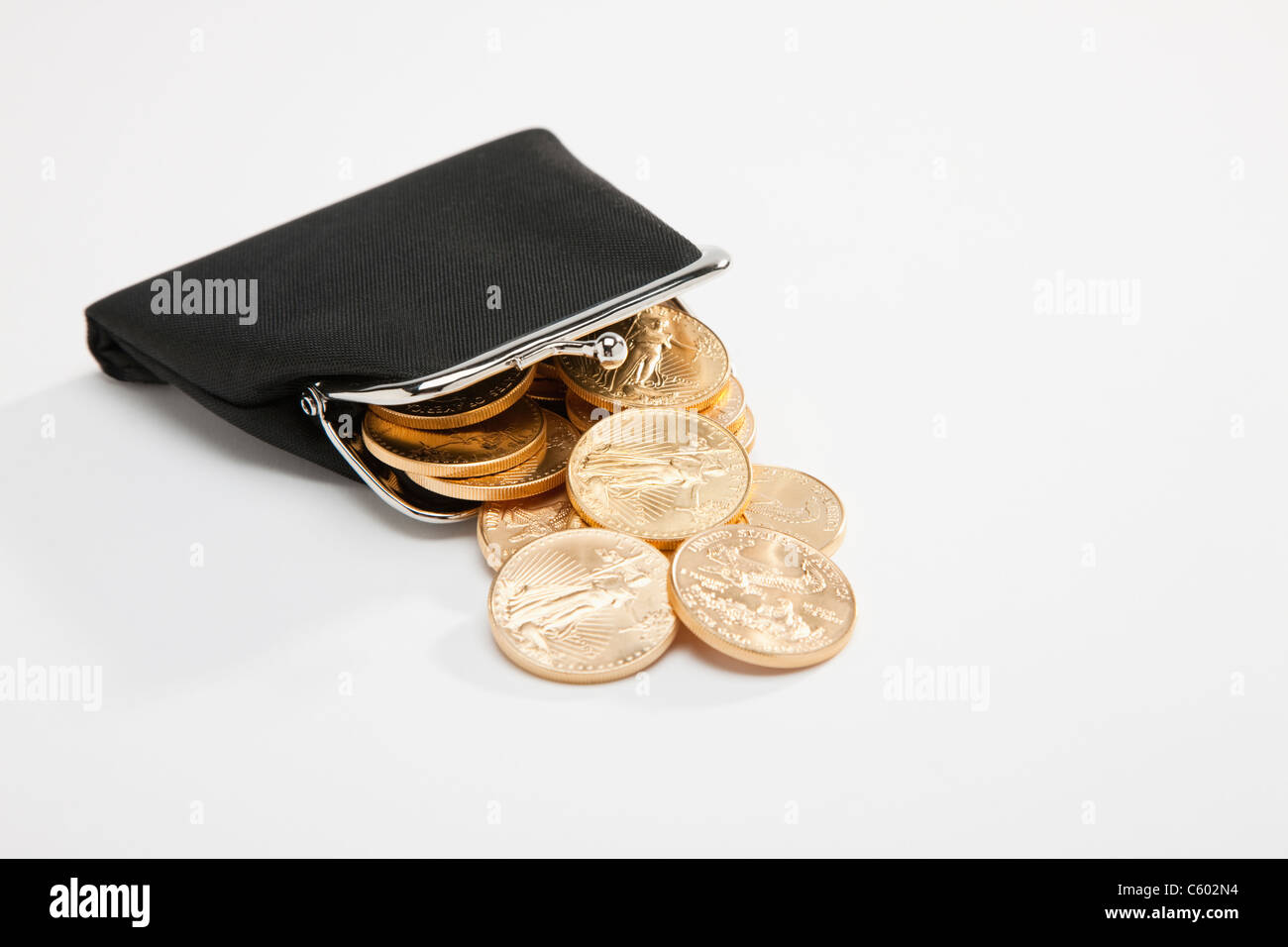 Gold purse hi-res stock photography and images - Alamy