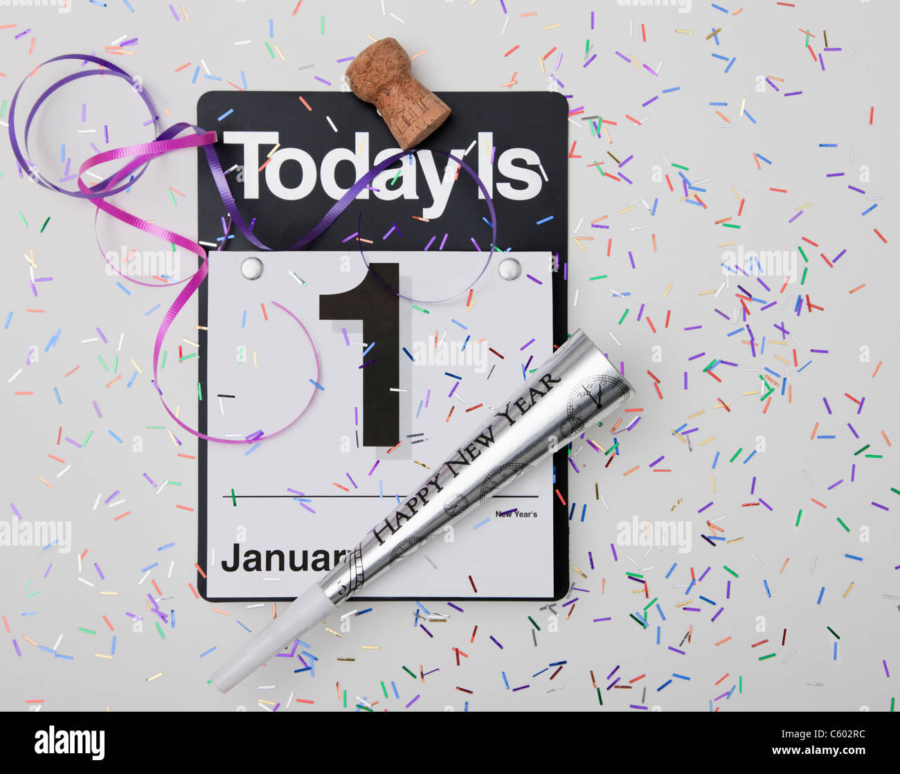 Colorful january calendar hi-res stock photography and images - Alamy