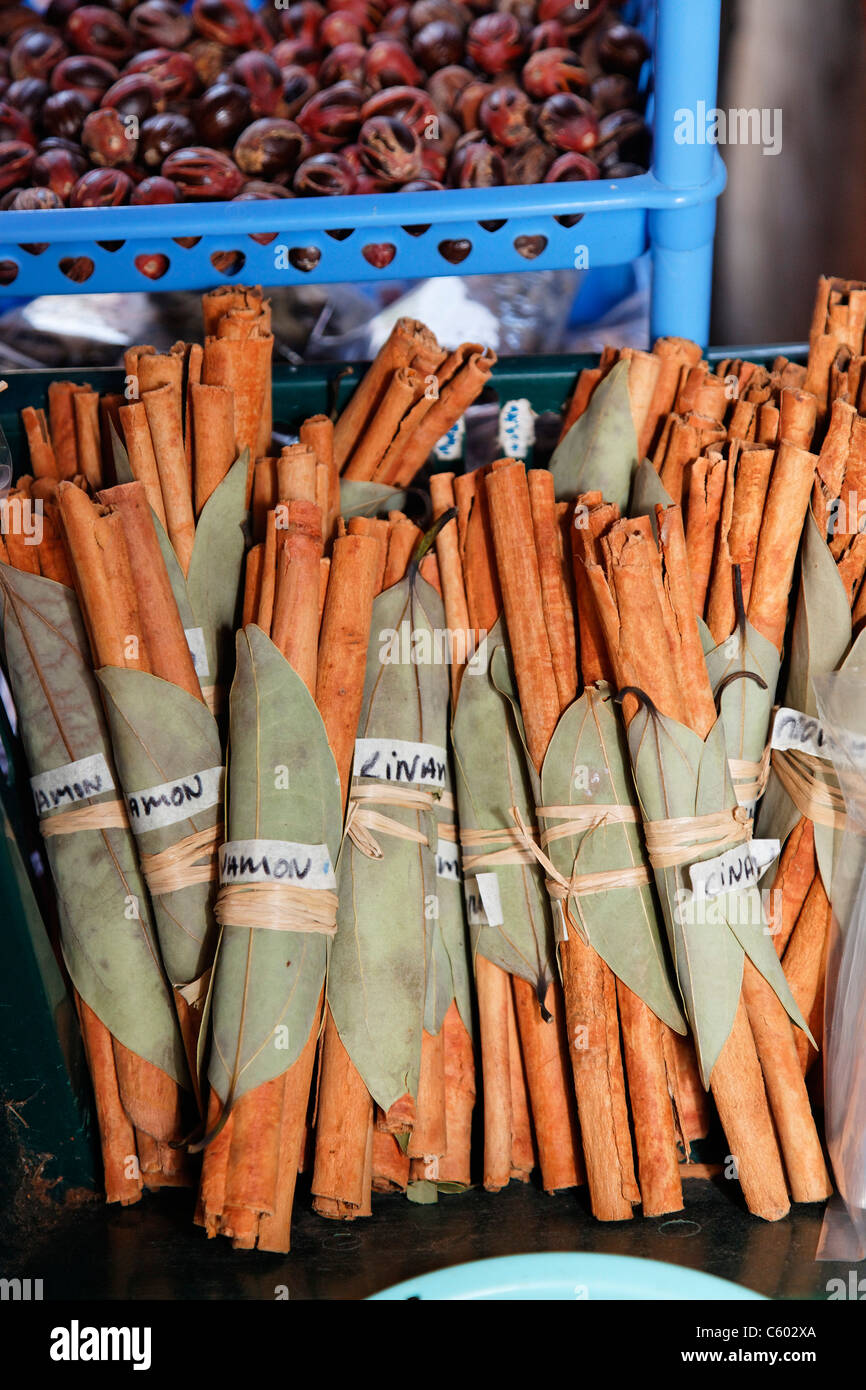 Spices at Sir Selwyn Clarke Market on Market Street, Victoria, Mahe ...