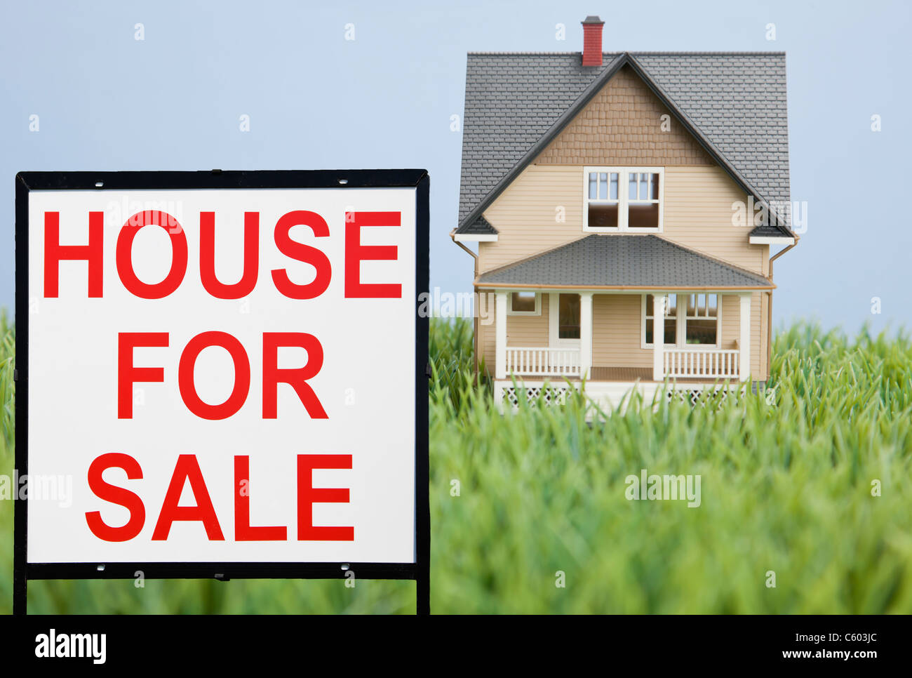 House for rent sign hi-res stock photography and images - Alamy