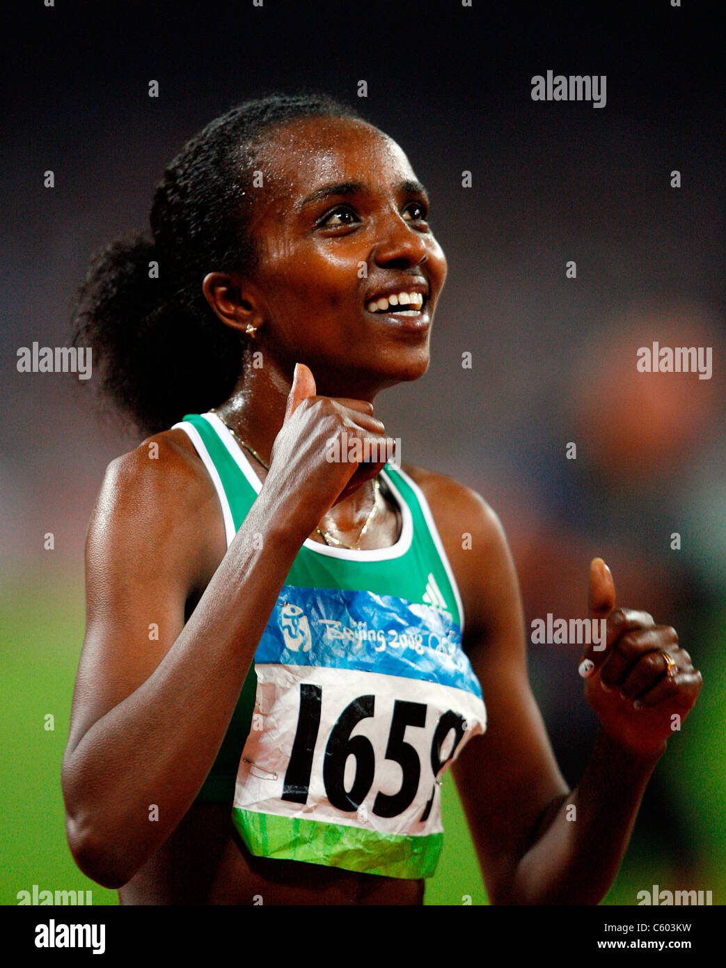 TIRUNESH DIBABA ETHIOPIA OLYMPIC STADIUM BEIJING CHINA 22 August 2008 ...