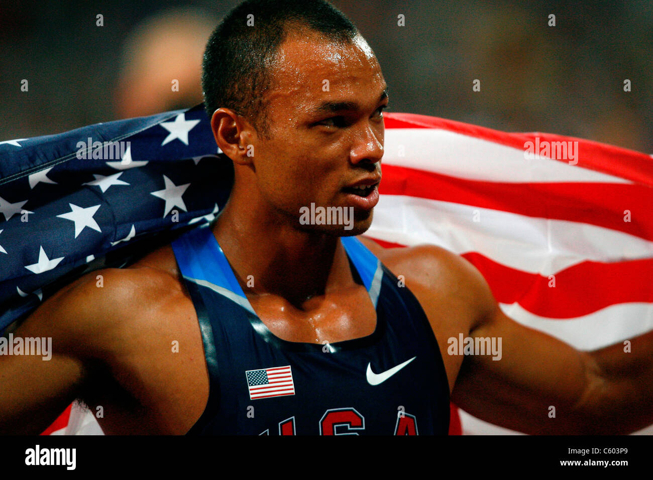 Bryan clay usa olympic stadium hi-res stock photography and images - Alamy
