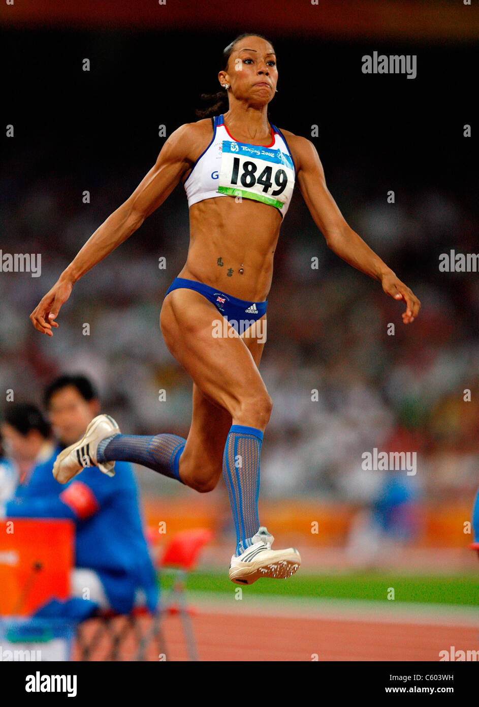 JADE JOHNSON GREAT BRITAIN OLYMPIC STADIUM BEIJING CHINA 22 August 2008 Stock Photo - Alamy