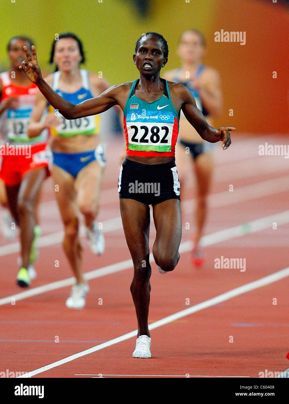 NANCY JEBET LANGAT KENYA OLYMPIC STADIUM BEIJING CHINA 23 August 2008 ...