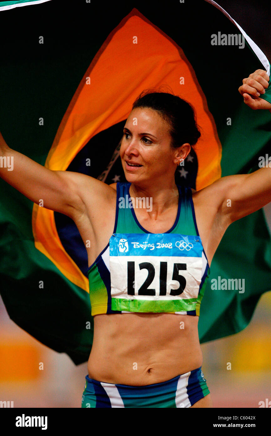 MAUREEN HIGA MAGGI BRAZIL OLYMPIC STADIUM BEIJING CHINA 22 August 2008 ...