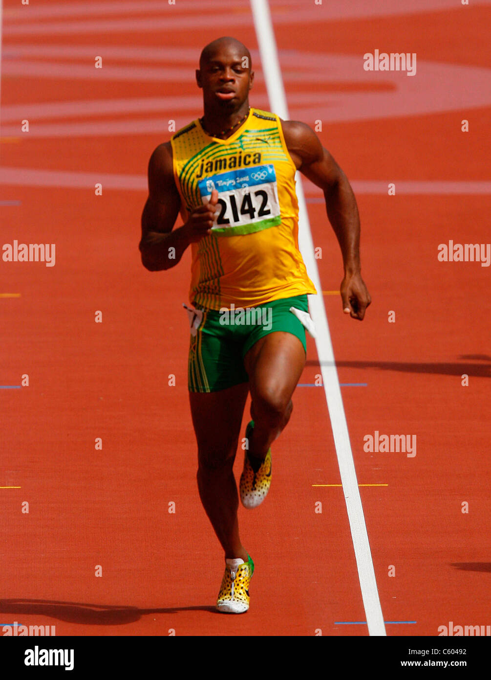 Asafa powell jamaica hi-res stock photography and images - Alamy