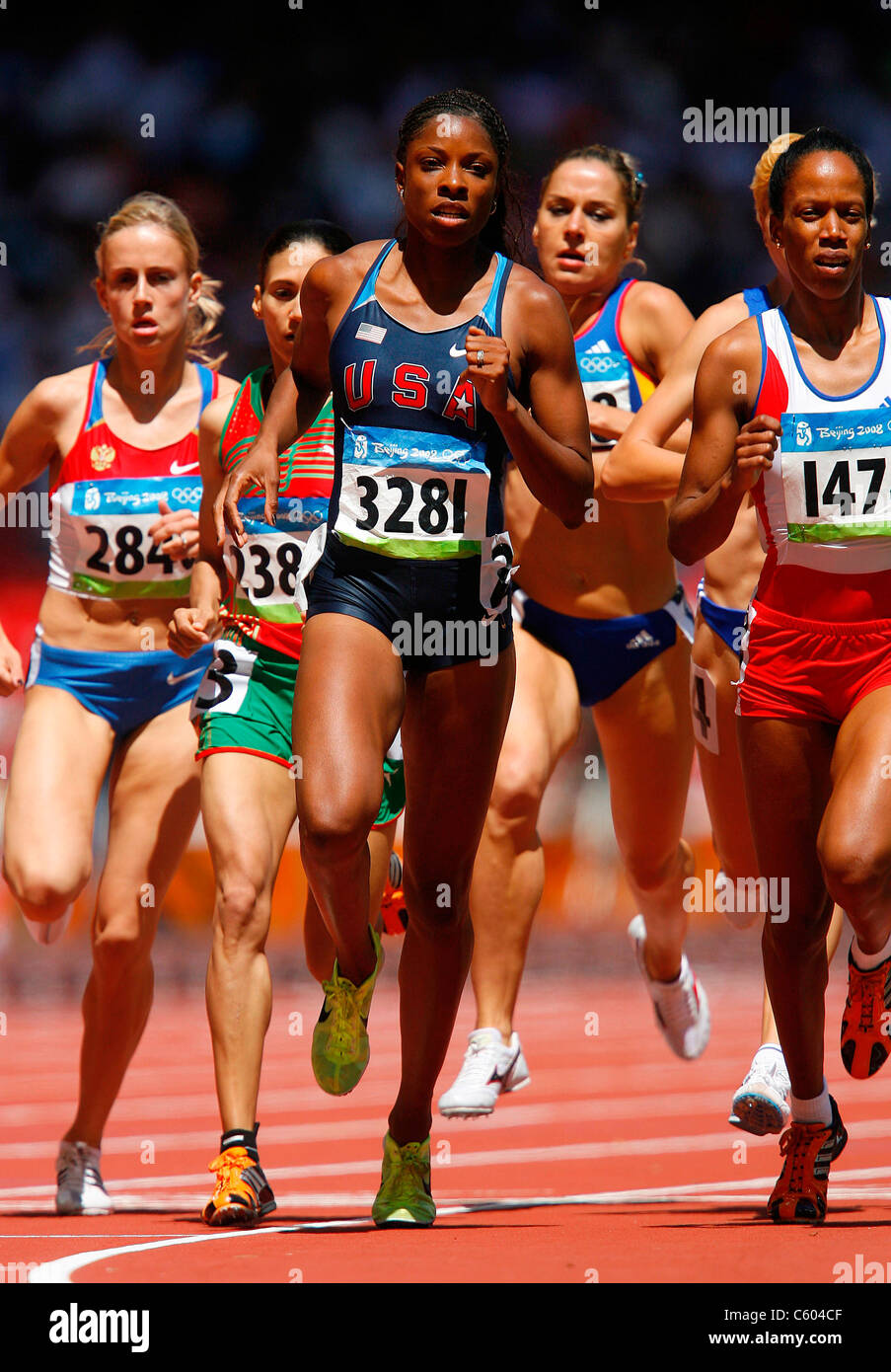 HAZEL RILEY-CLARK USA OLYMPIC STADIUM BEIJING CHINA 15 August 2008 ...