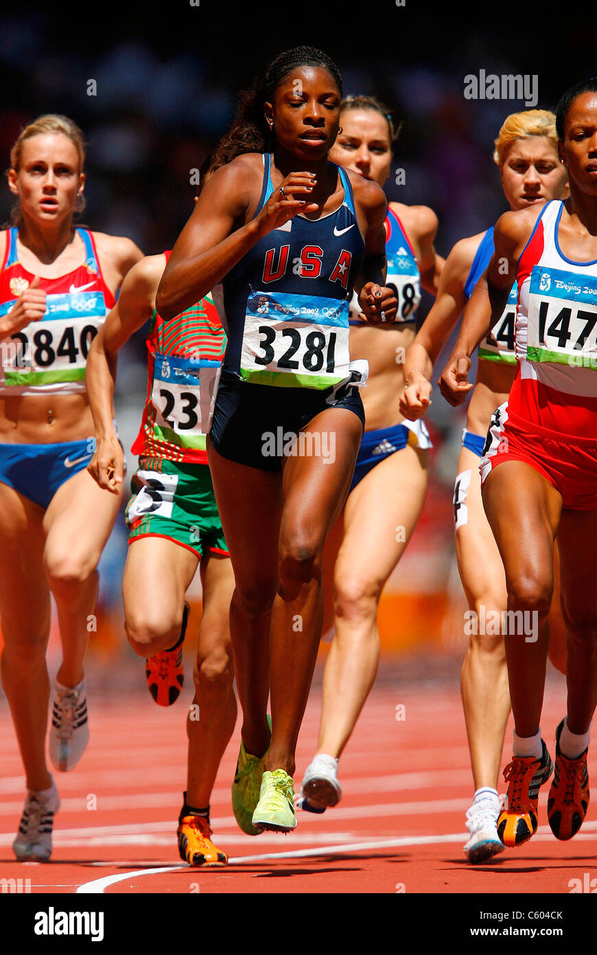 HAZEL RILEY-CLARK USA OLYMPIC STADIUM BEIJING CHINA 15 August 2008 ...
