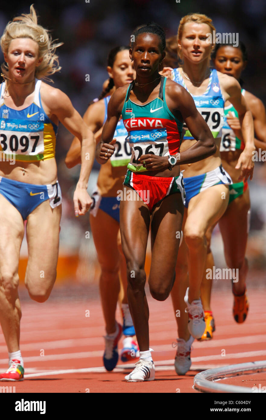 JEPKOSGEI JANETH BUSIENEI KENYA OLYMPIC STADIUM BEIJING CHINA 15 August ...