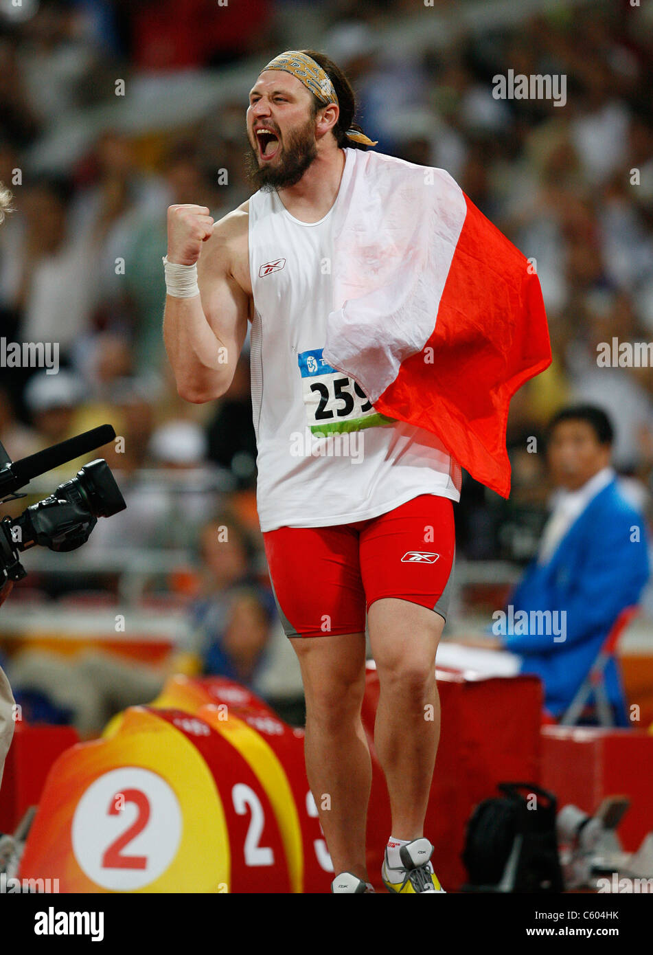 TOMASZ MAJEWSKI POLAND OLYMPIC STADIUM BEIJING CHINA 15 August 2008 ...