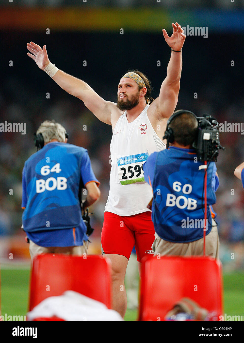 TOMASZ MAJEWSKI POLAND OLYMPIC STADIUM BEIJING CHINA 15 August 2008 ...