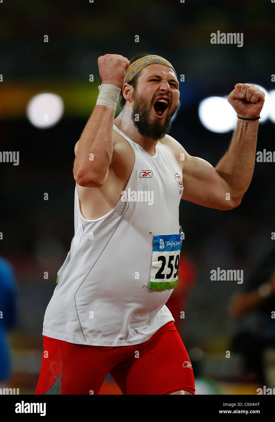 TOMASZ MAJEWSKI POLAND OLYMPIC STADIUM BEIJING CHINA 15 August 2008 ...
