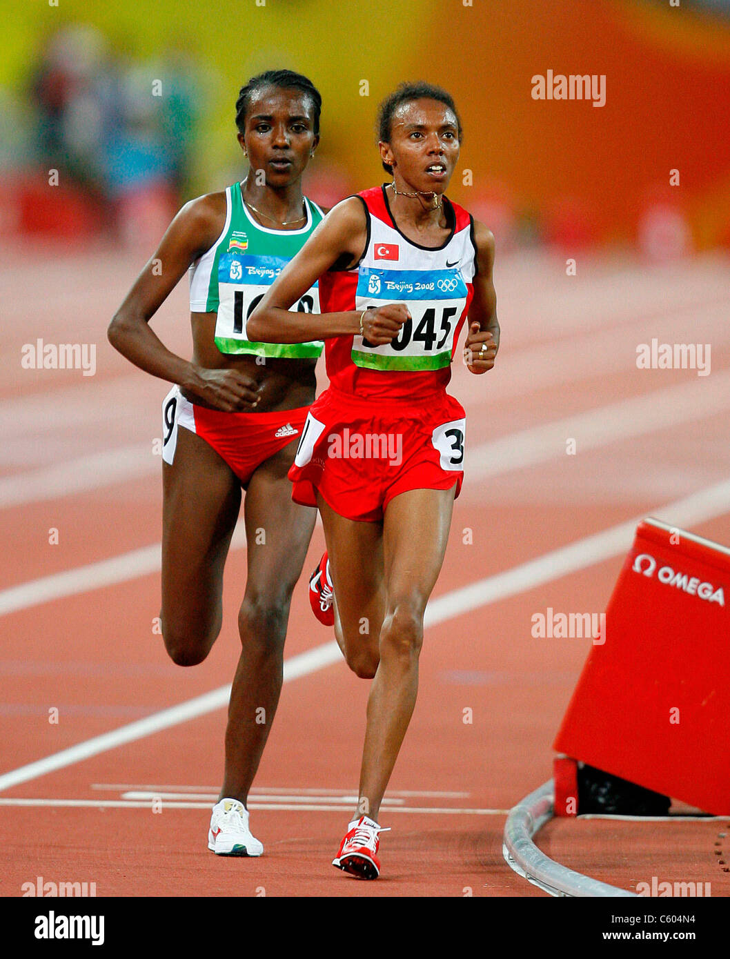 TIRUNESH DIBABA & ELVAN ABEYLE ETHIOPIA & TURKEY OLYMPIC STADIUM ...