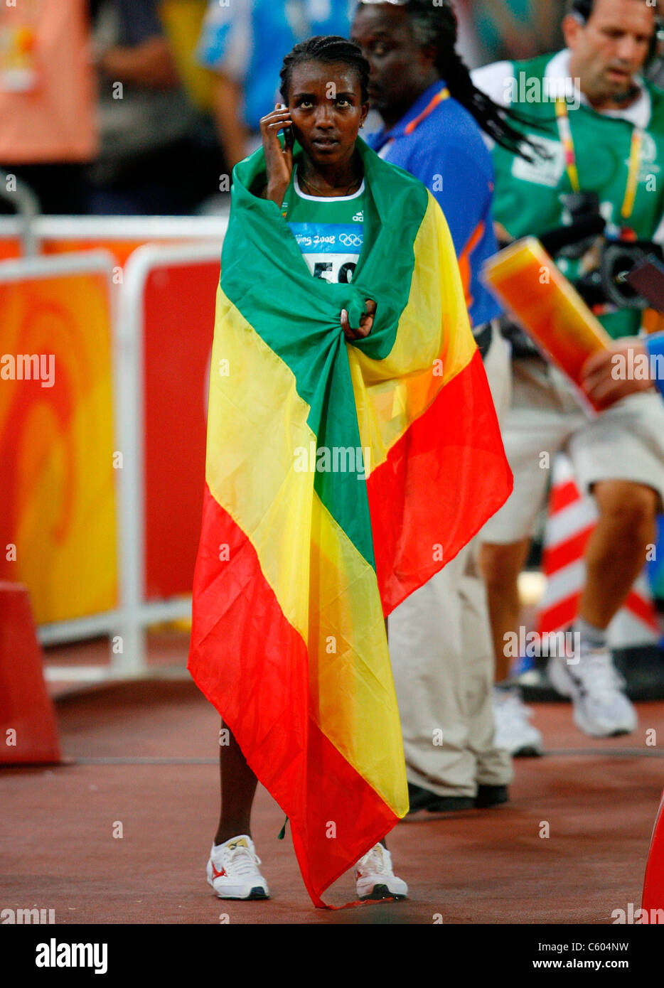TIRUNESH DIBABA ETHEOPIA OLYMPIC STADIUM BEIJING CHINA 15 August 2008 ...