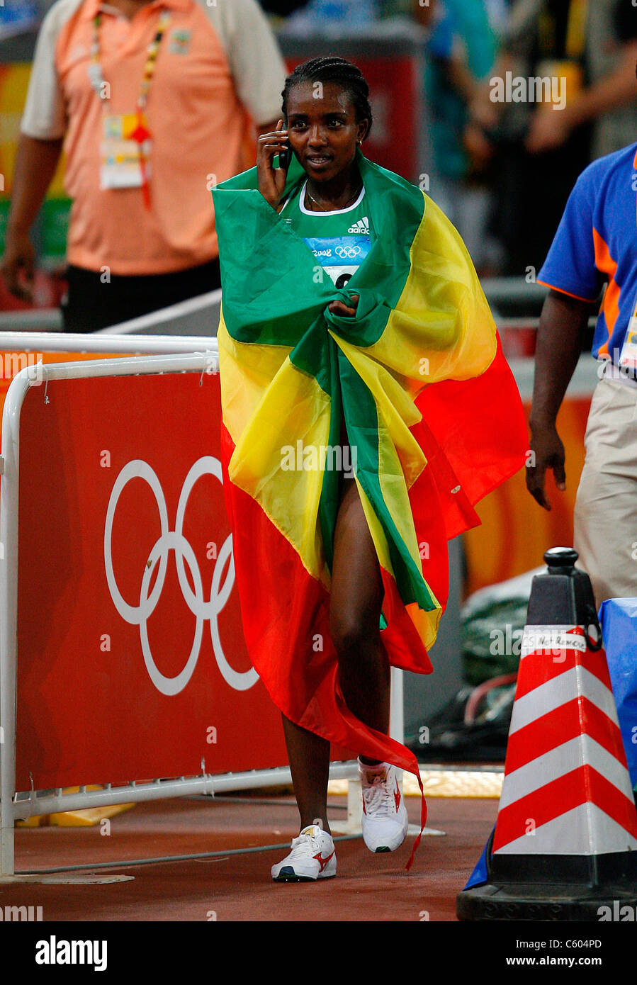 TIRUNESH DIBABA ETHEOPIA OLYMPIC STADIUM BEIJING CHINA 15 August 2008 ...