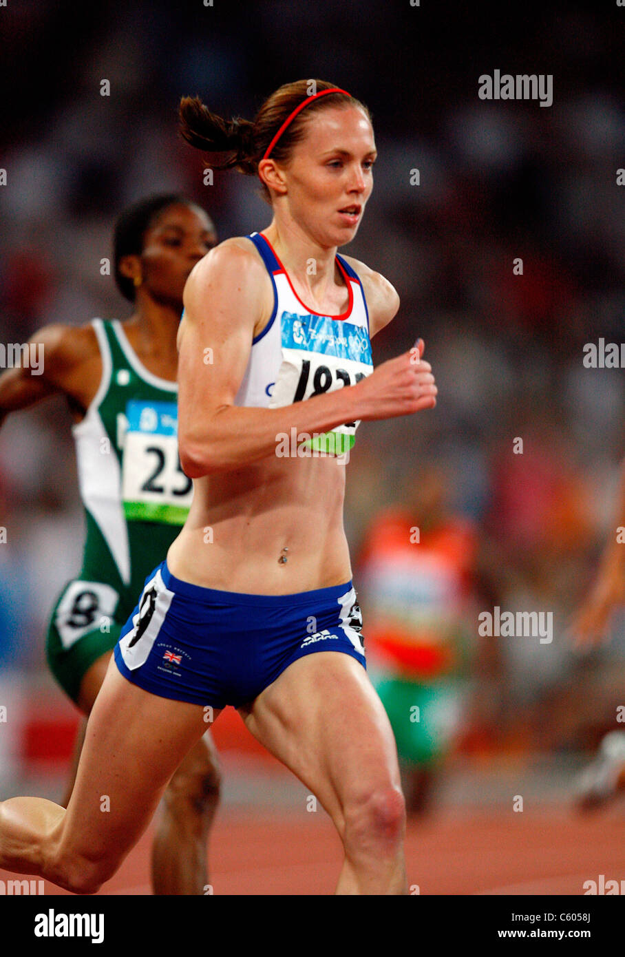 NICOLA SANDERS GREAT BRITAIN OLYMPIC STADIUM BEIJING CHINA 17 August ...