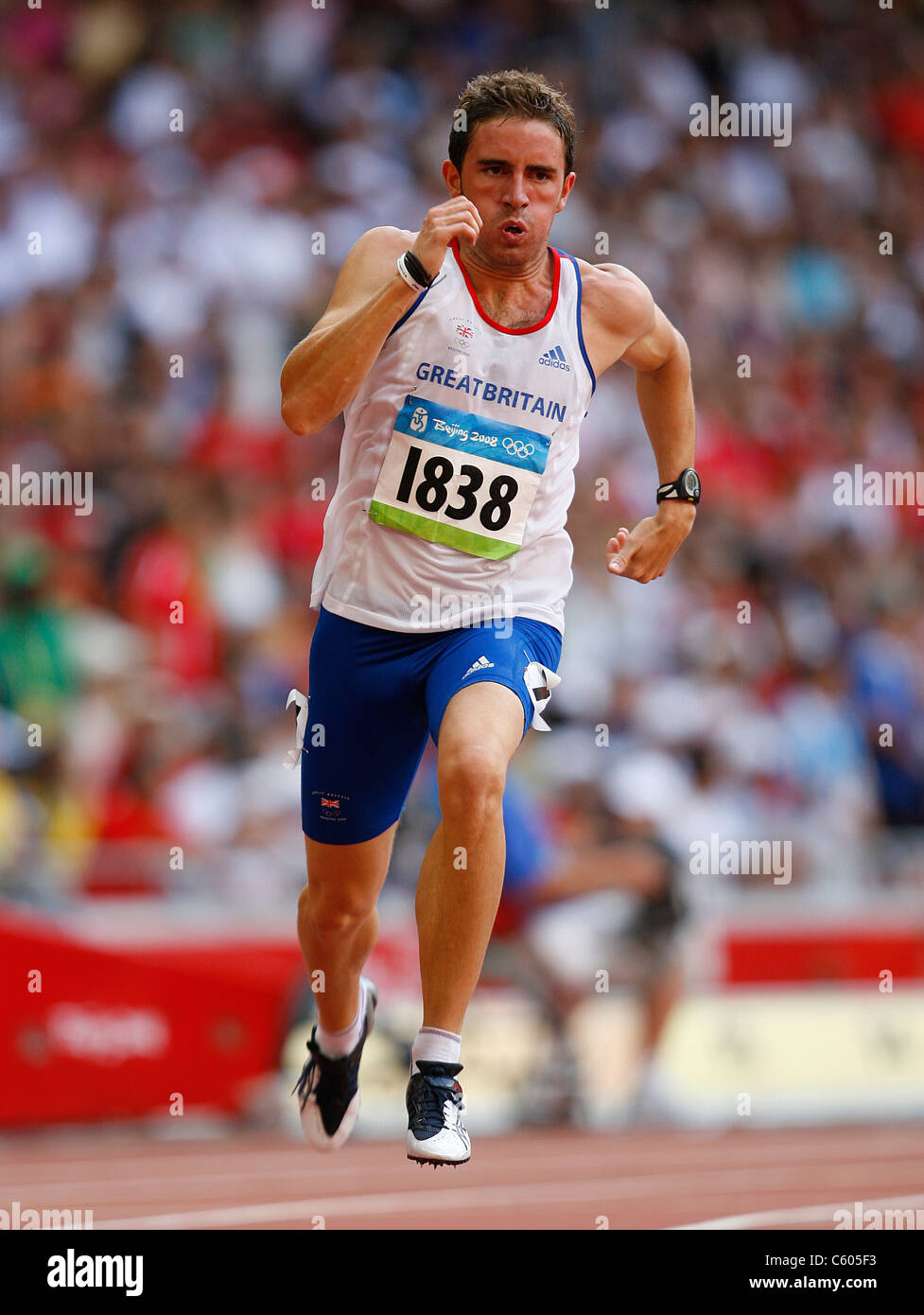 ANDREW STEELE GREAT BRITAIN OLYMPIC STADIUM BEIJING CHINA 18 August ...