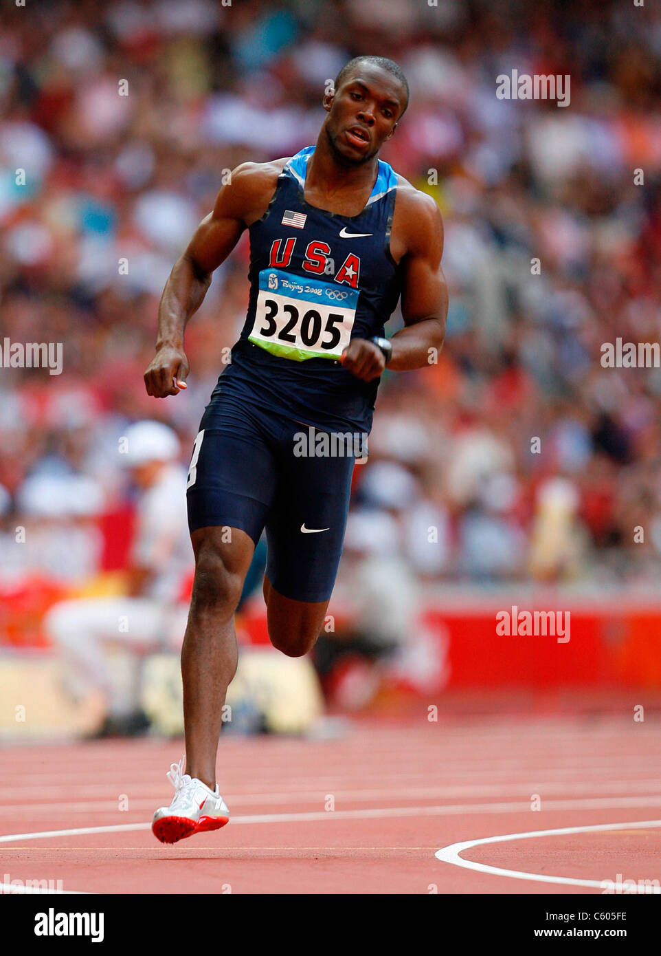 LASHAWN MERRITT USA OLYMPIC STADIUM BEIJING CHINA 18 August 2008 Stock ...