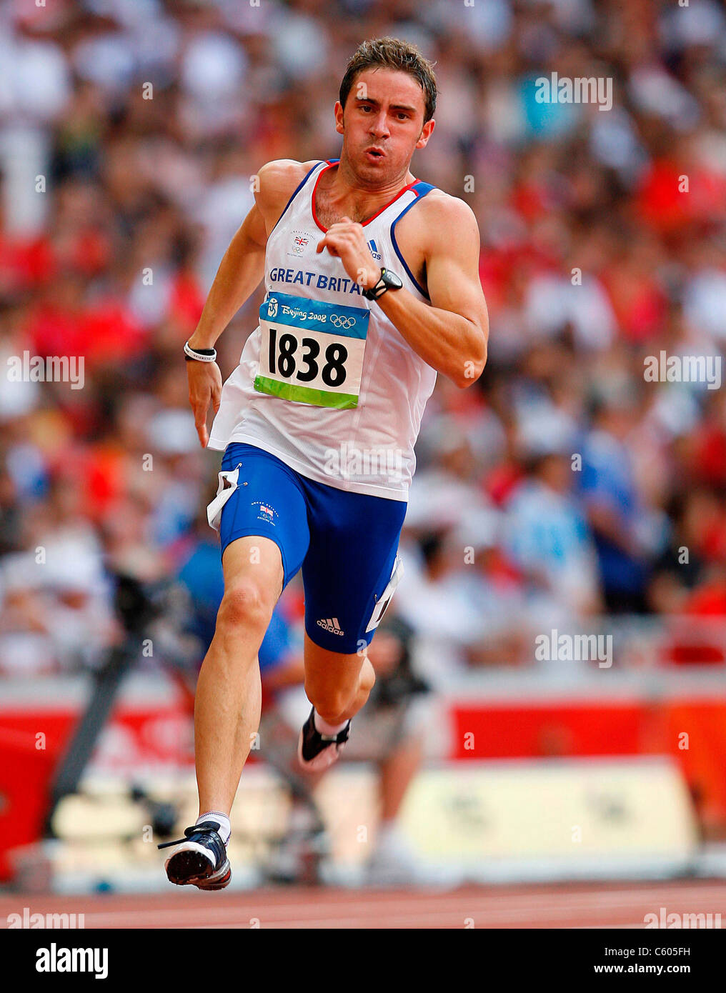 ANDREW STEELE GREAT BRITAIN OLYMPIC STADIUM BEIJING CHINA 18 August ...