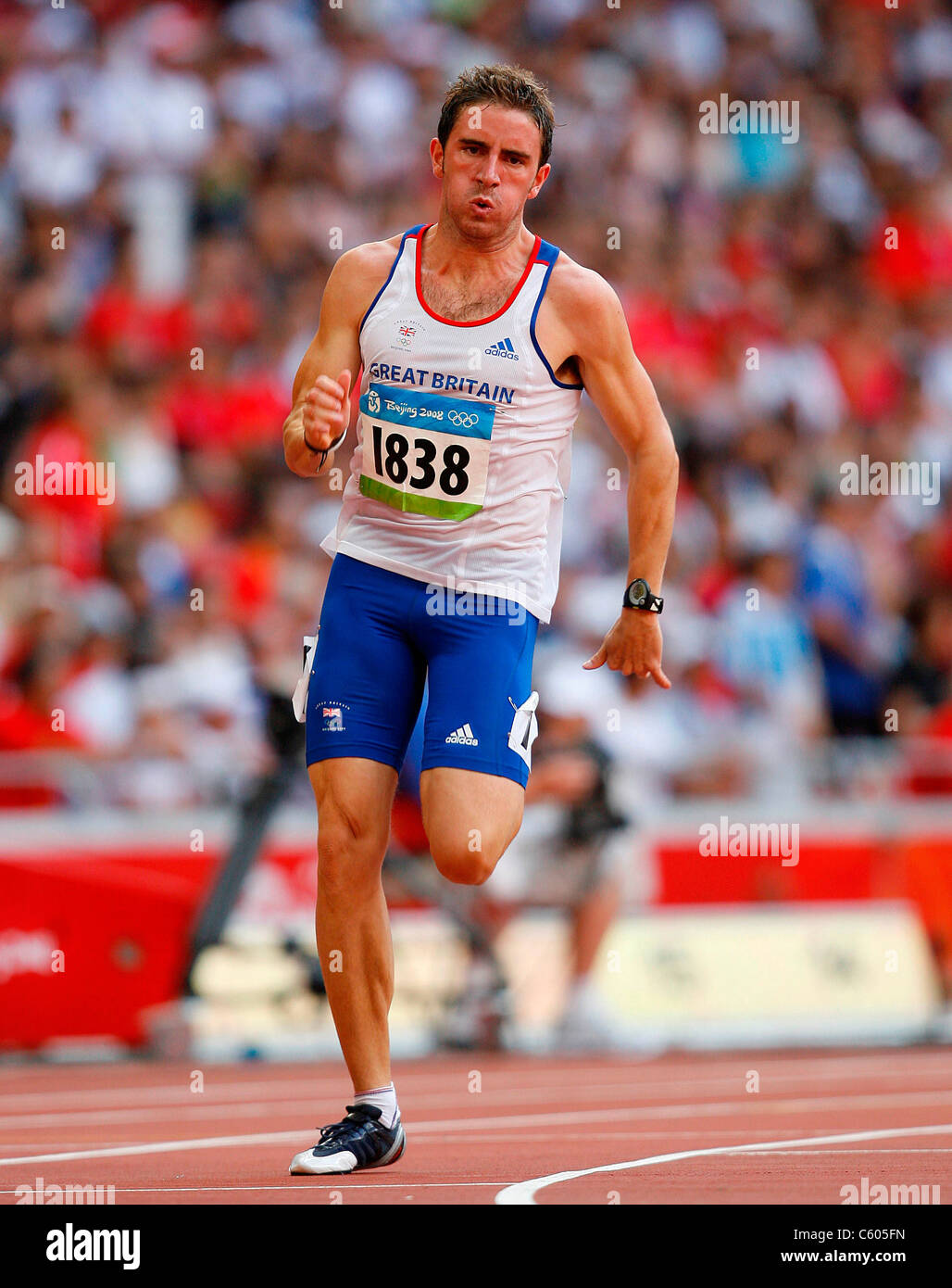 ANDREW STEELE GREAT BRITAIN OLYMPIC STADIUM BEIJING CHINA 18 August ...